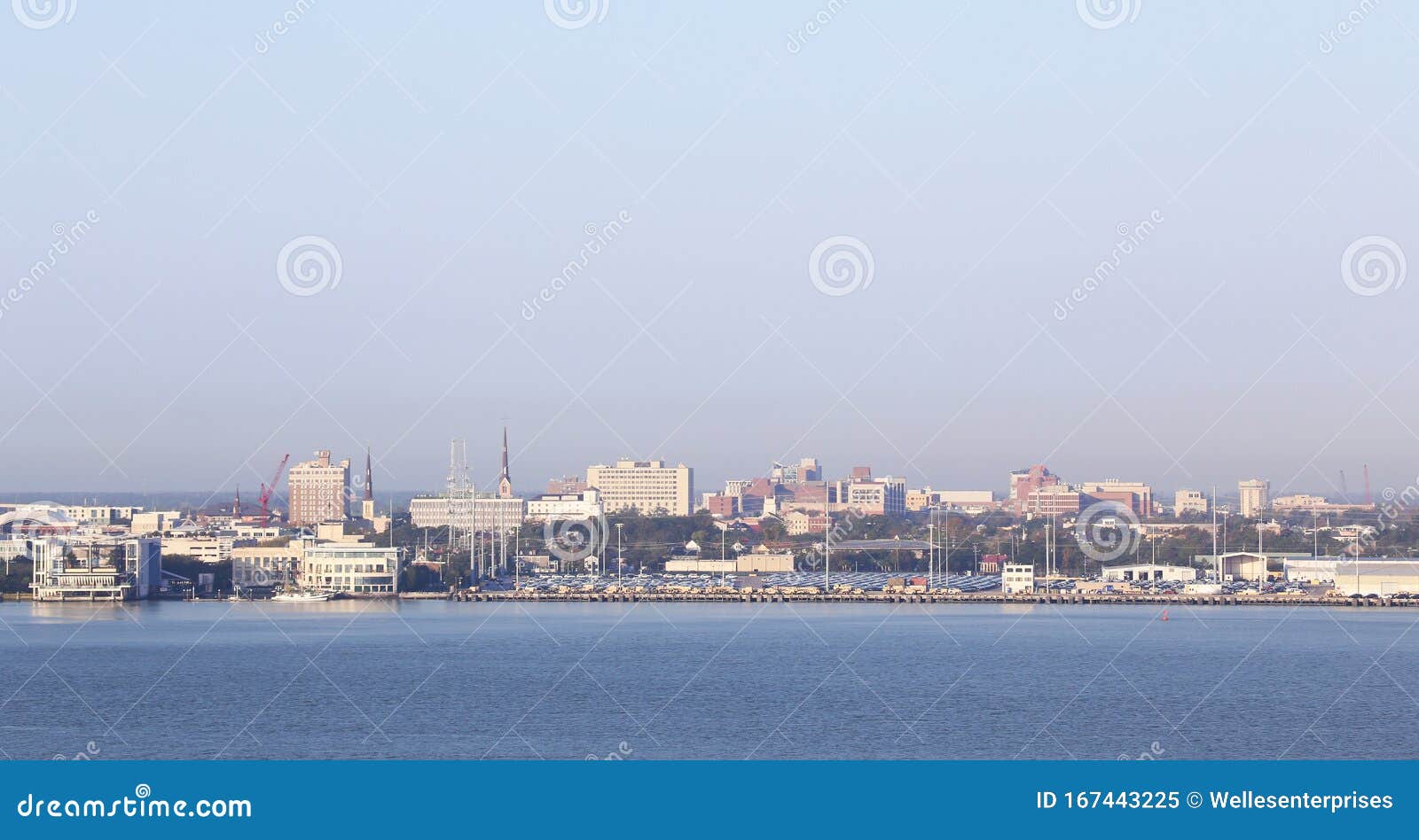 Skyline of Charleston South Carolina Stock Image - Image of south ...