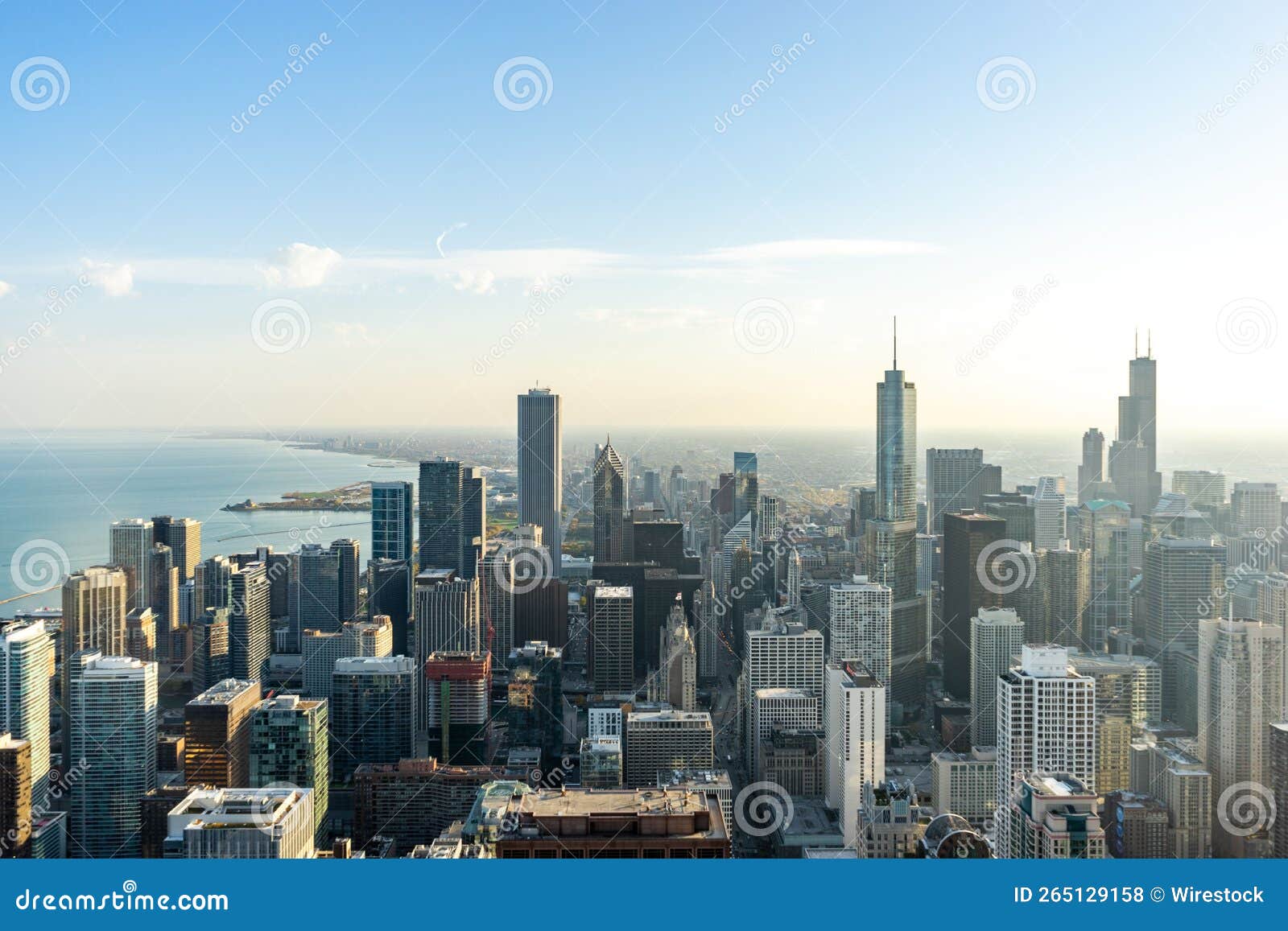 Skyline of Chicago, United States Stock Photo - Image of view, tourism ...