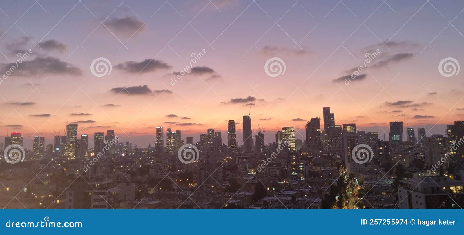 Skyline city building stock photo. Image of haze, metropolis - 257255974