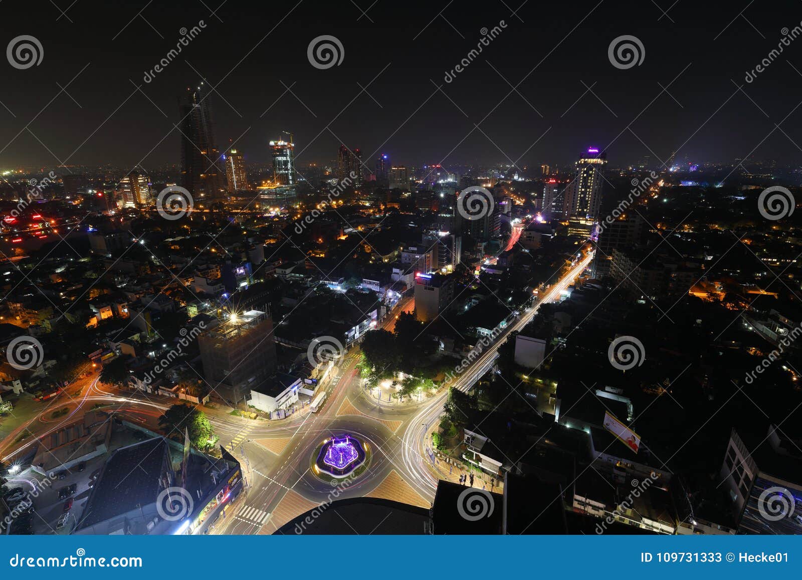 The skyline of Colombo stock image. Image of colombo - 109731333