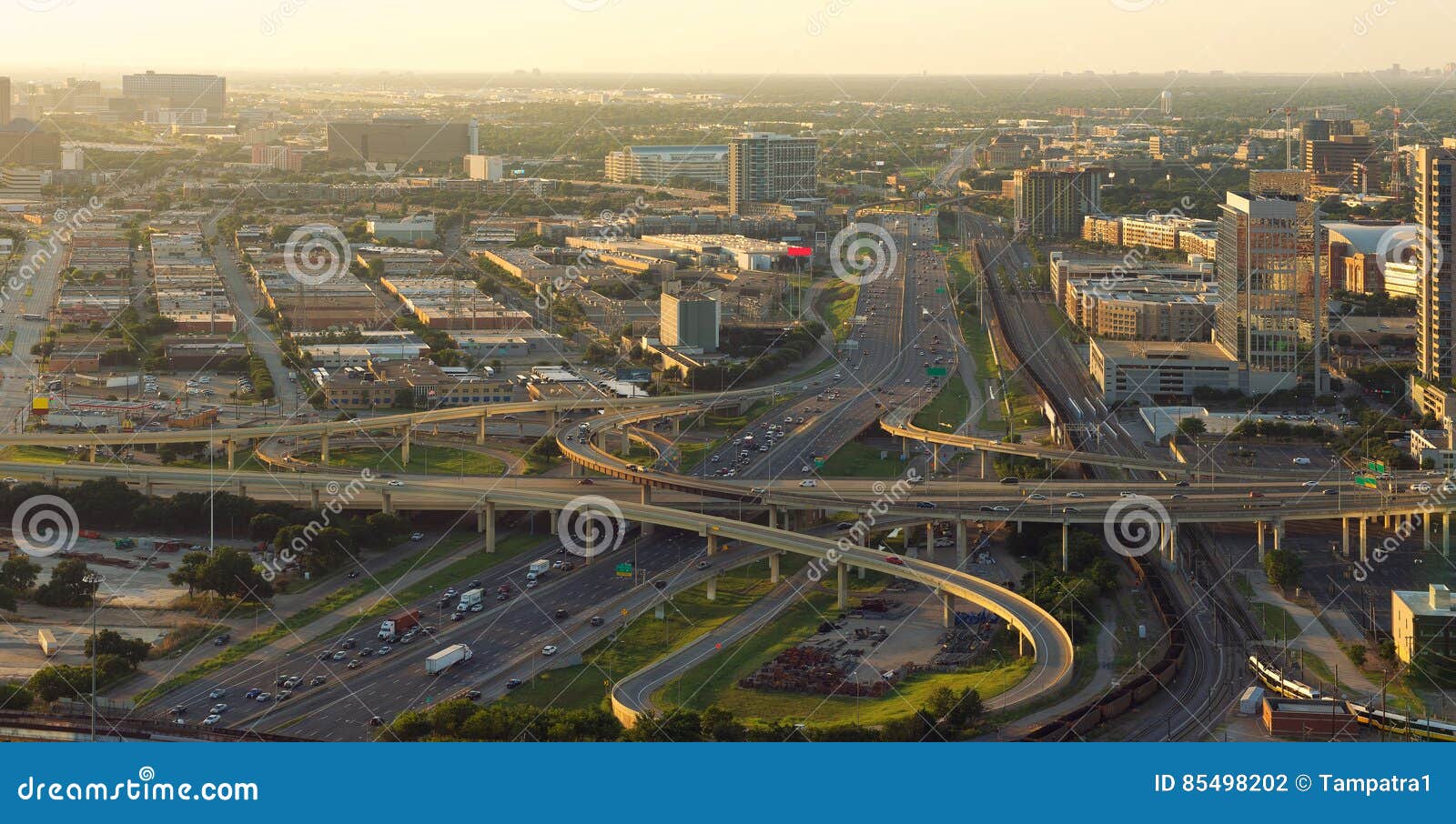 Dallas Highways Overview Royalty-Free Stock Photography | CartoonDealer ...