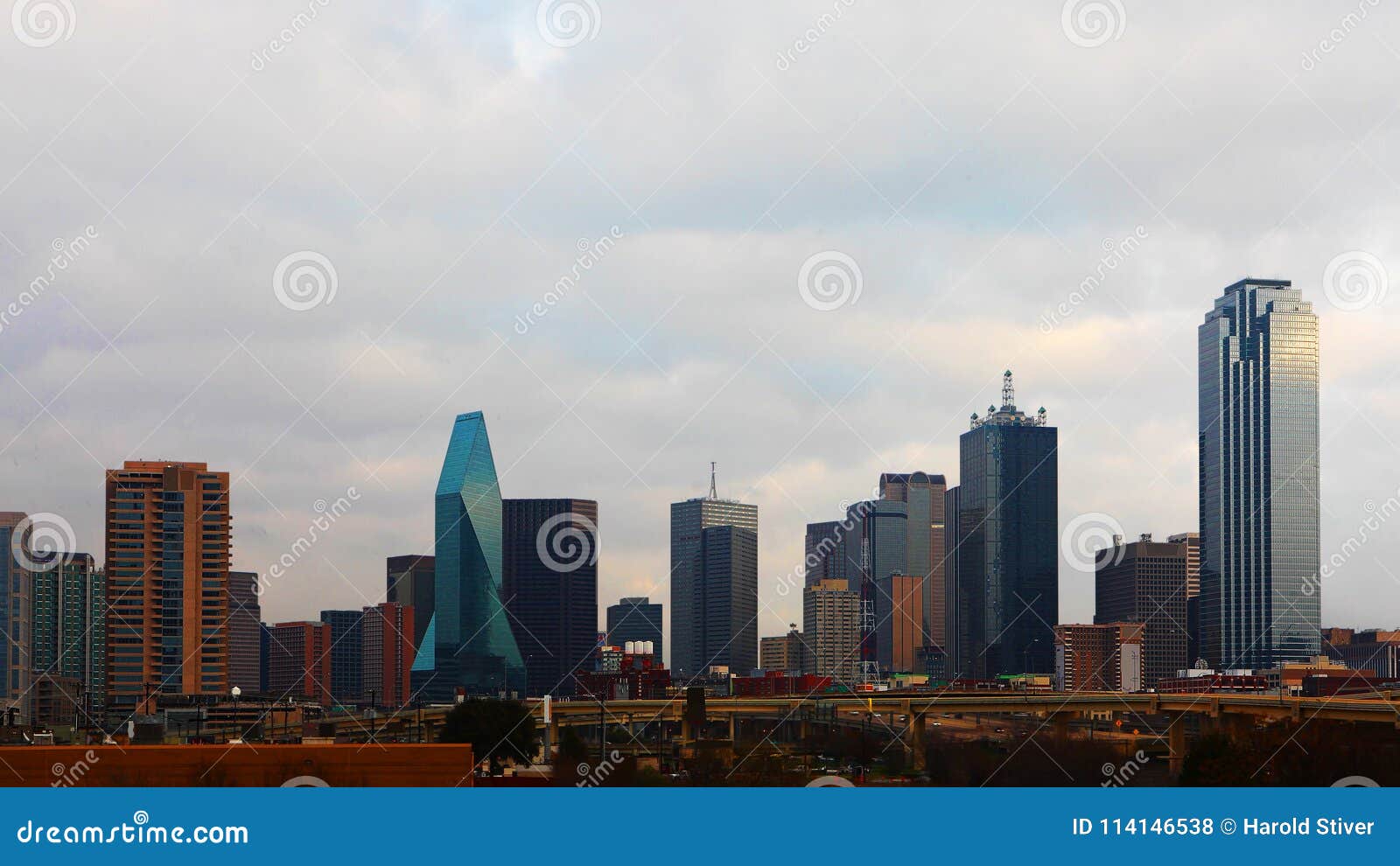 The Skyline of Dallas during Daylight Stock Photo - Image of light ...