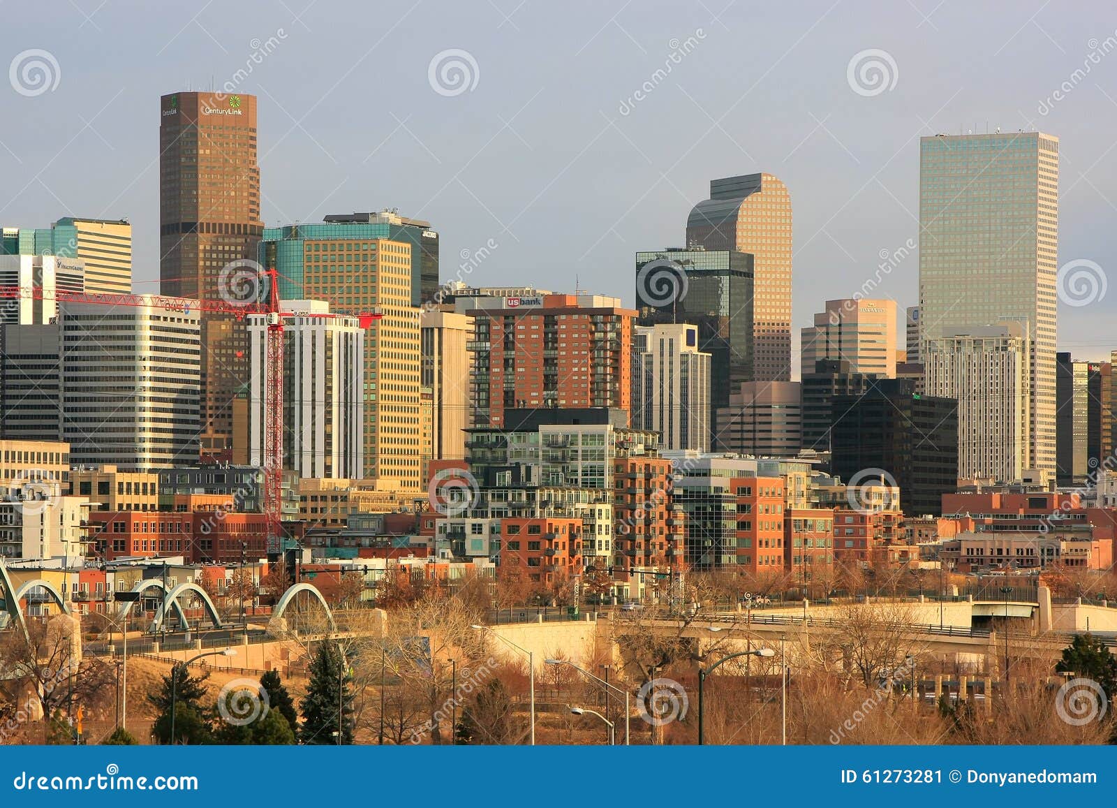 Skyline De Denver Em Colorado, EUA Foto Editorial - Imagem de americano ...