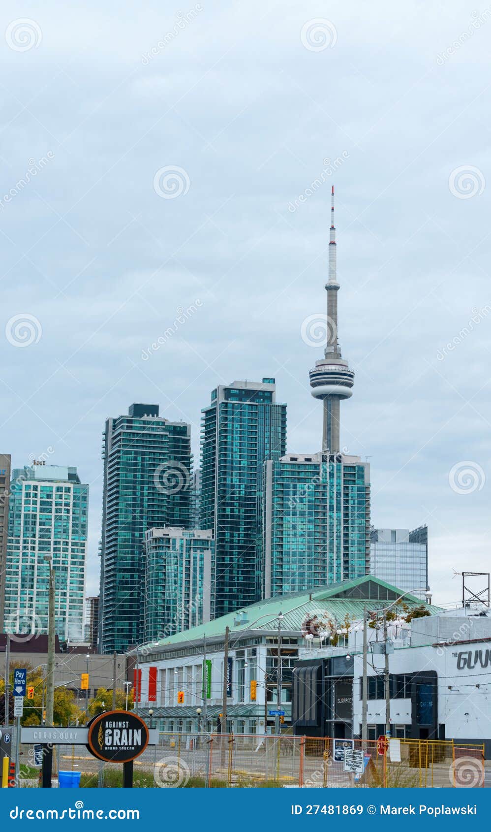 Skyline of Downtown Toronto, Ontario Editorial Stock Image - Image of ...