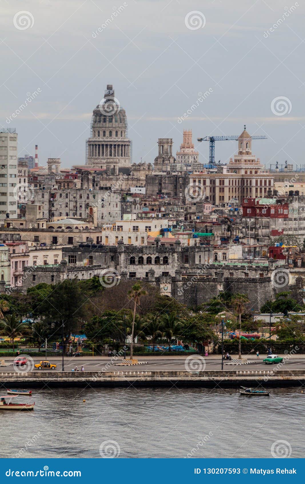 Skyline of Havana with National Capitol, Cub Editorial Stock Photo ...