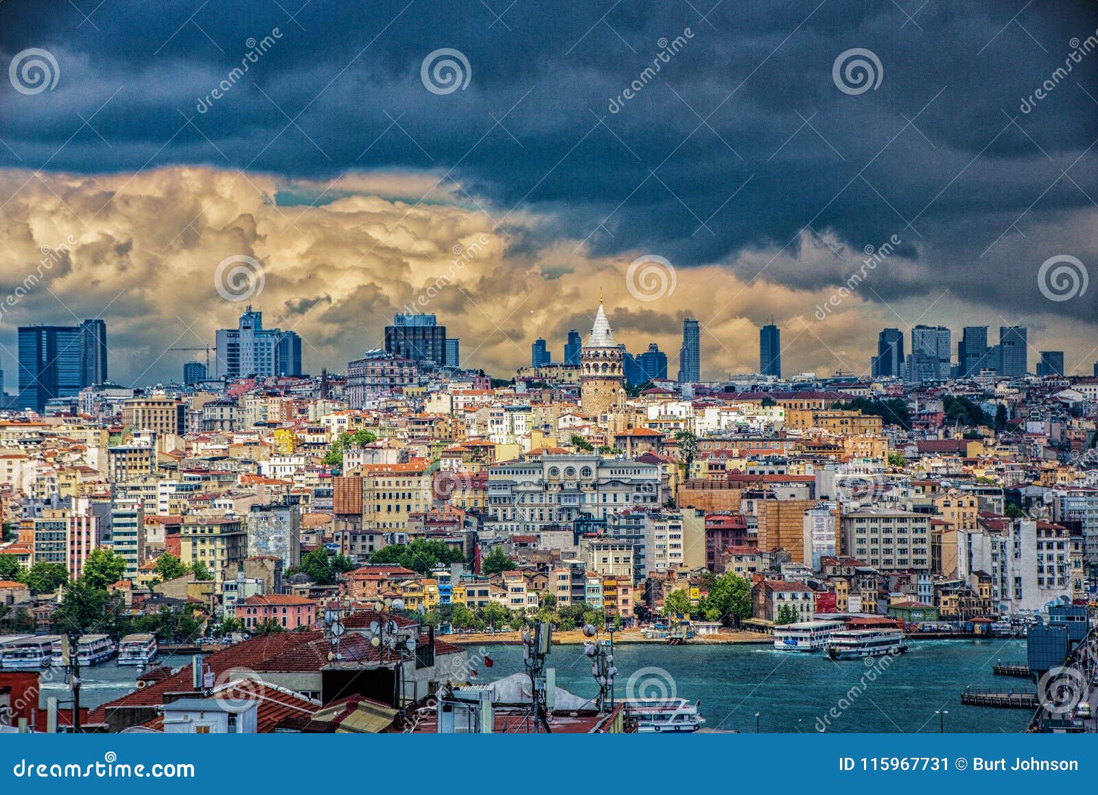 Istanbul Rooftop Bar Editorial Photo | CartoonDealer.com #165358325