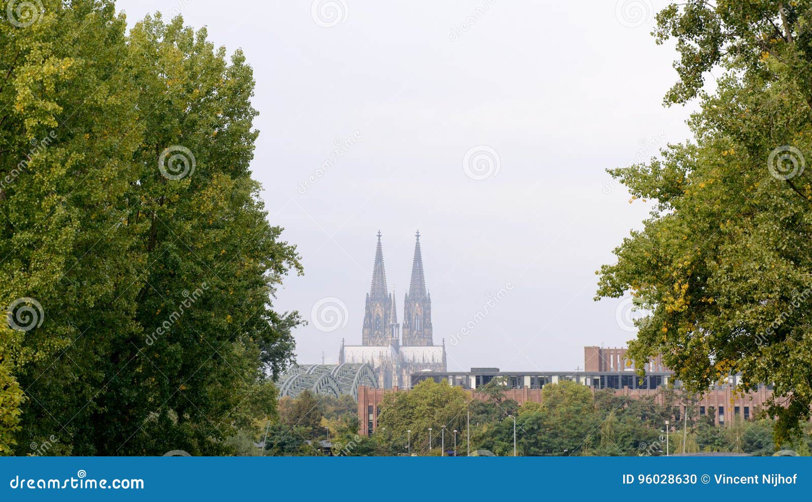 Skyline of Koln with the Dom Church High Above Everything Stock Photo ...