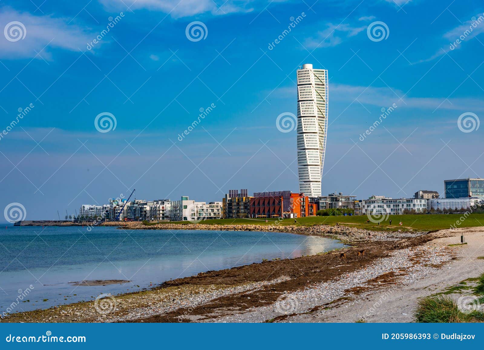 Skyline Of Malmo With Turning Torso Skyscraper, Sweden Editorial Photo ... Skyline Of Malmo With Turning Torso Skyscraper, Sweden Editorial Photo ...