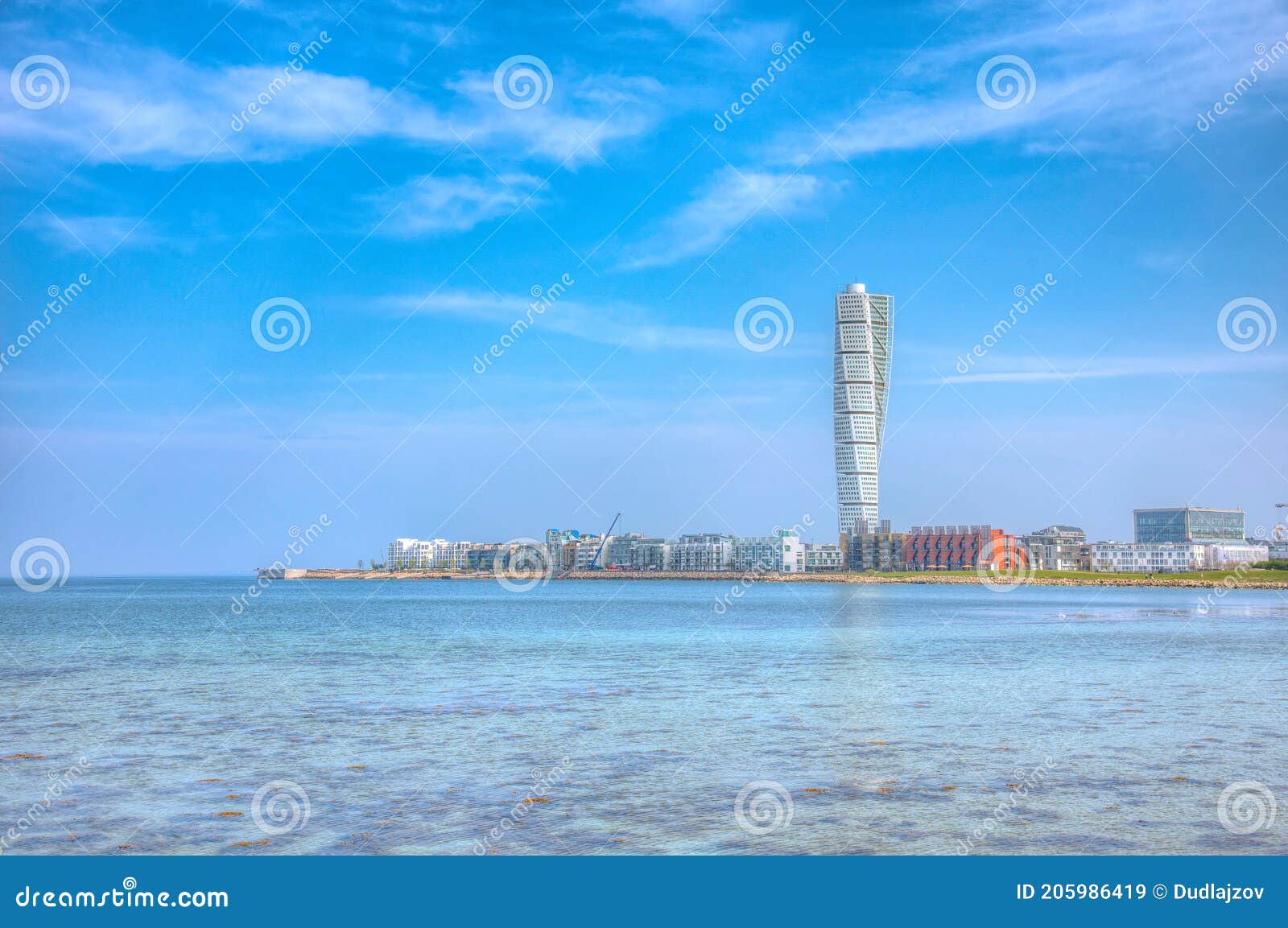 Skyline of Malmo with Turning Torso Skyscraper, Sweden Editorial Stock ... Skyline of Malmo with Turning Torso Skyscraper, Sweden Editorial Stock ...