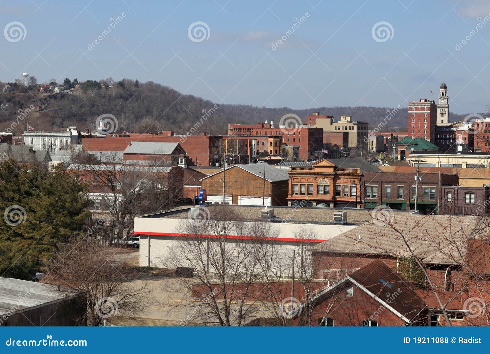 Skyline of Marietta stock photo. Image of urban, alley - 19211088