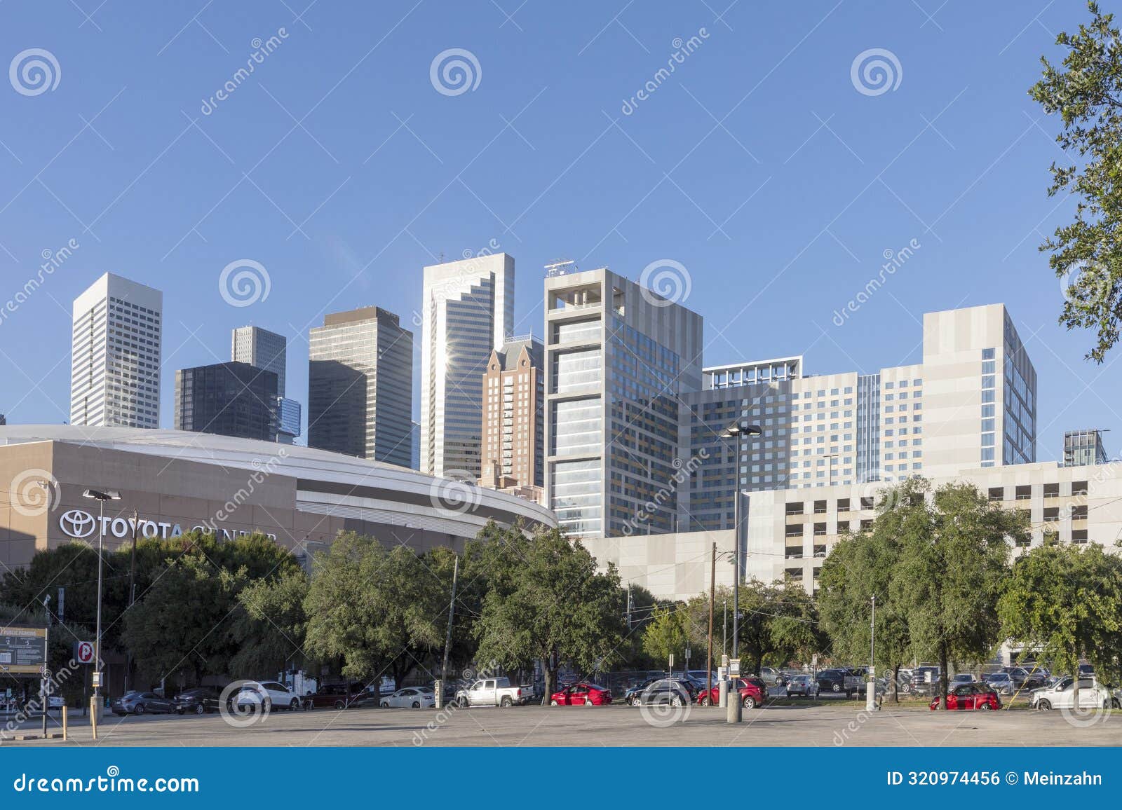 Skyline of Modern Houston, Capital of Texas, USA Editorial Photo ...