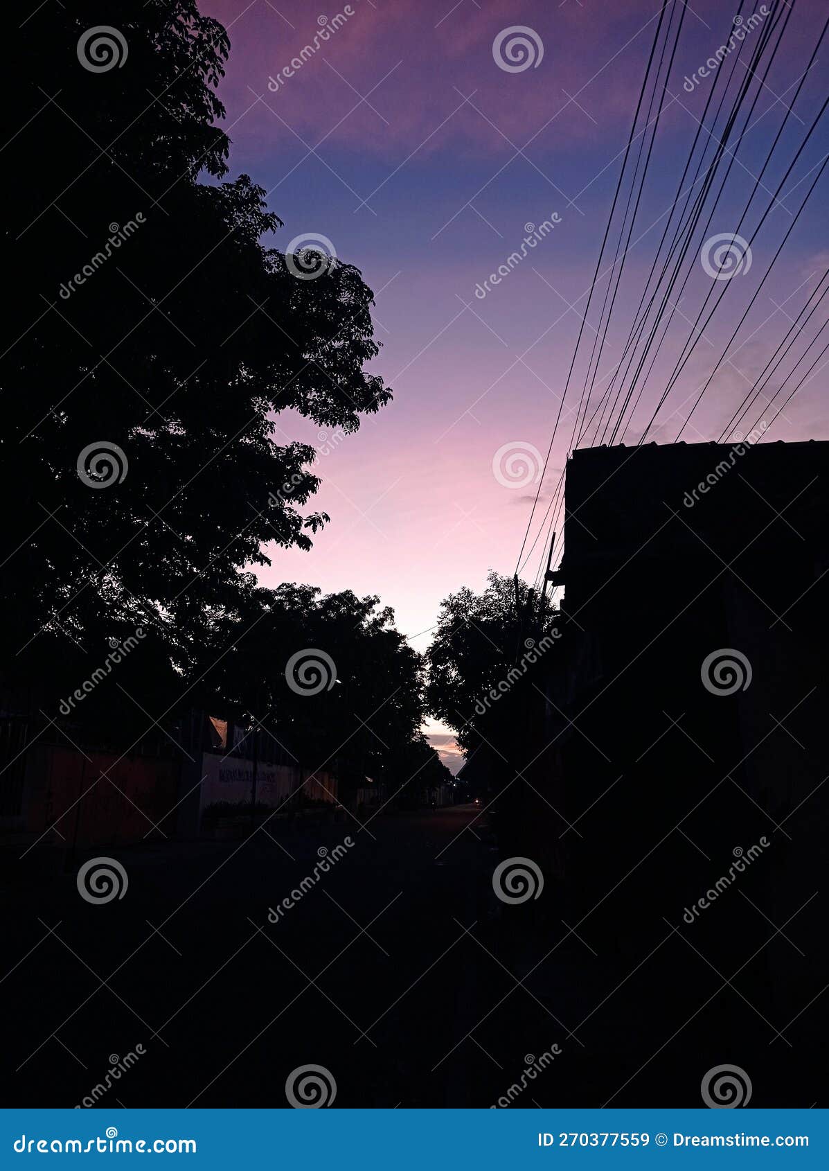 Skyline in the Morning and Shadows of Buildings Stock Image - Image of ...