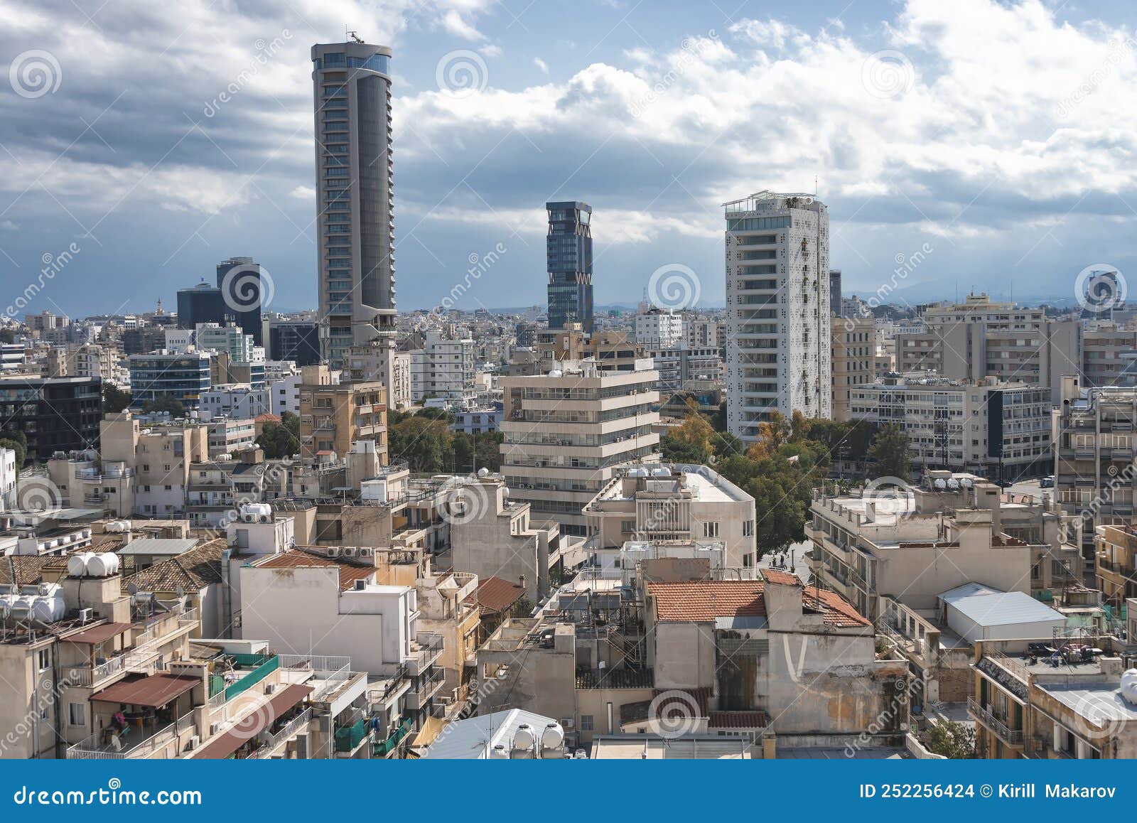 Skyline of Nicosia City, Cyprus Stock Photo - Image of cityscape ...