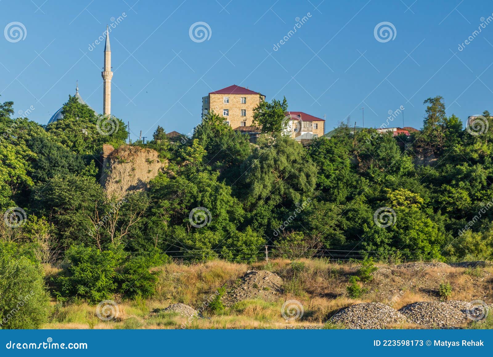 Skyline of Quba Town, Azerbaij Stock Image - Image of quba, historic ...