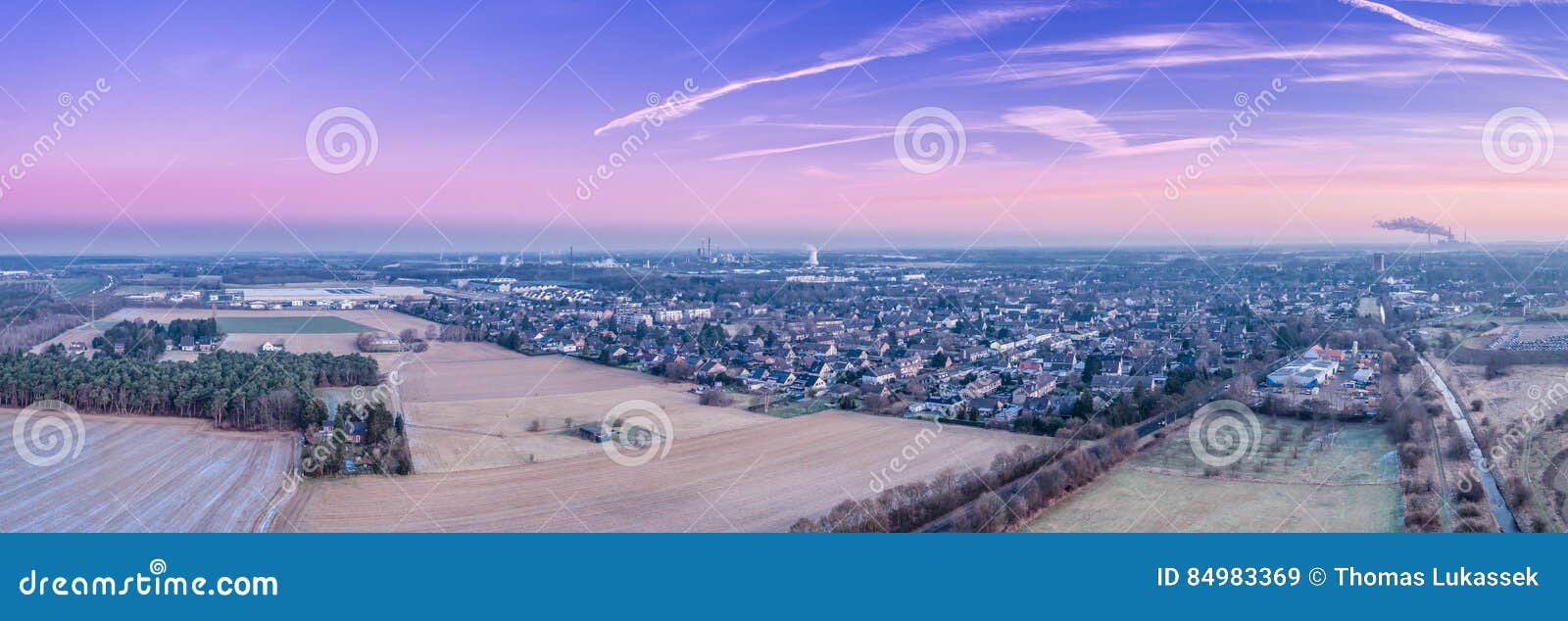 The Skyline of Rheinberg in Germany Stock Image - Image of city ...