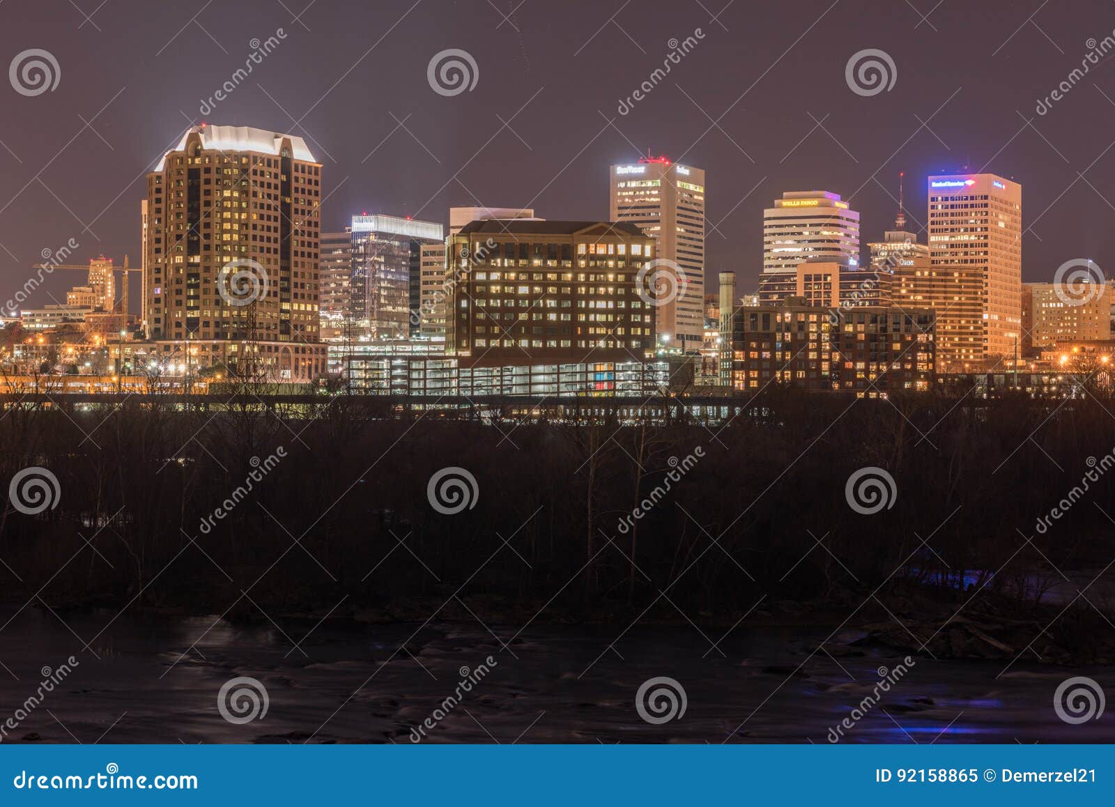 Skyline of Richmond, Virginia Editorial Image - Image of architecture ...