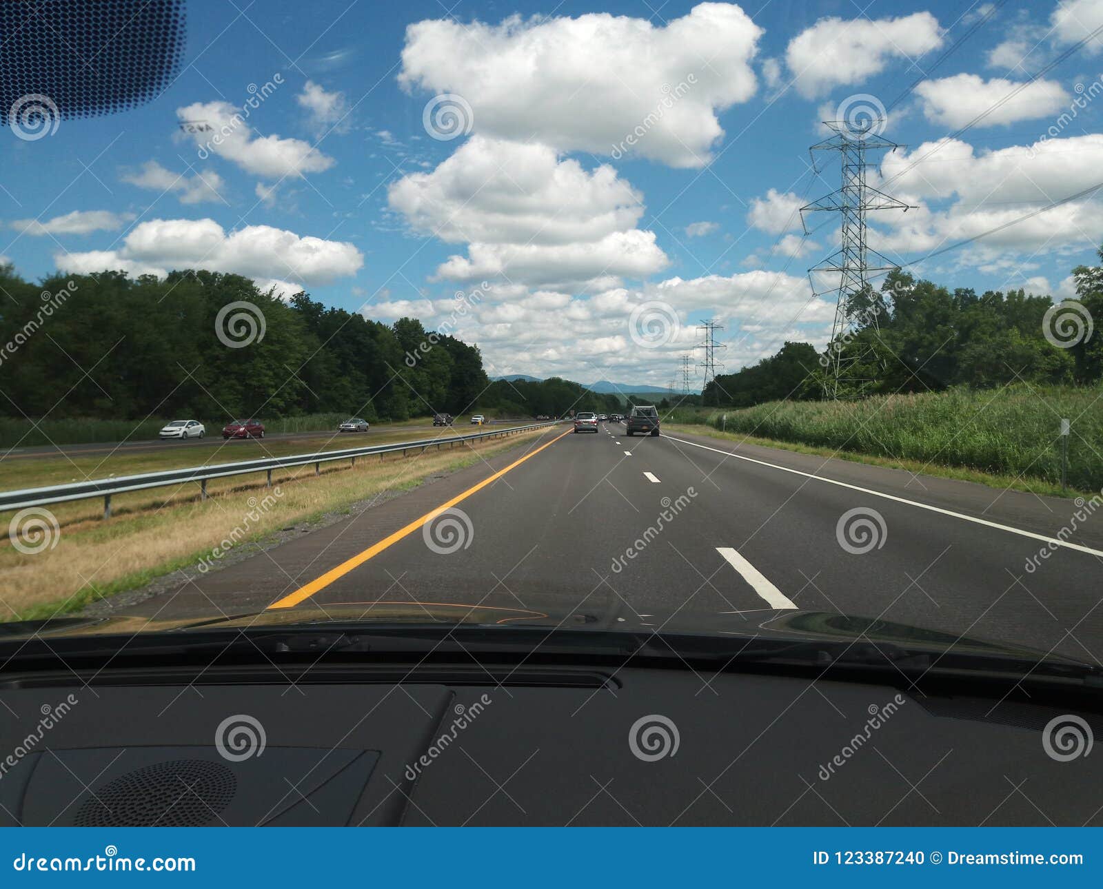 Skyline stock photo. Image of skyline, line, road, trip - 123387240