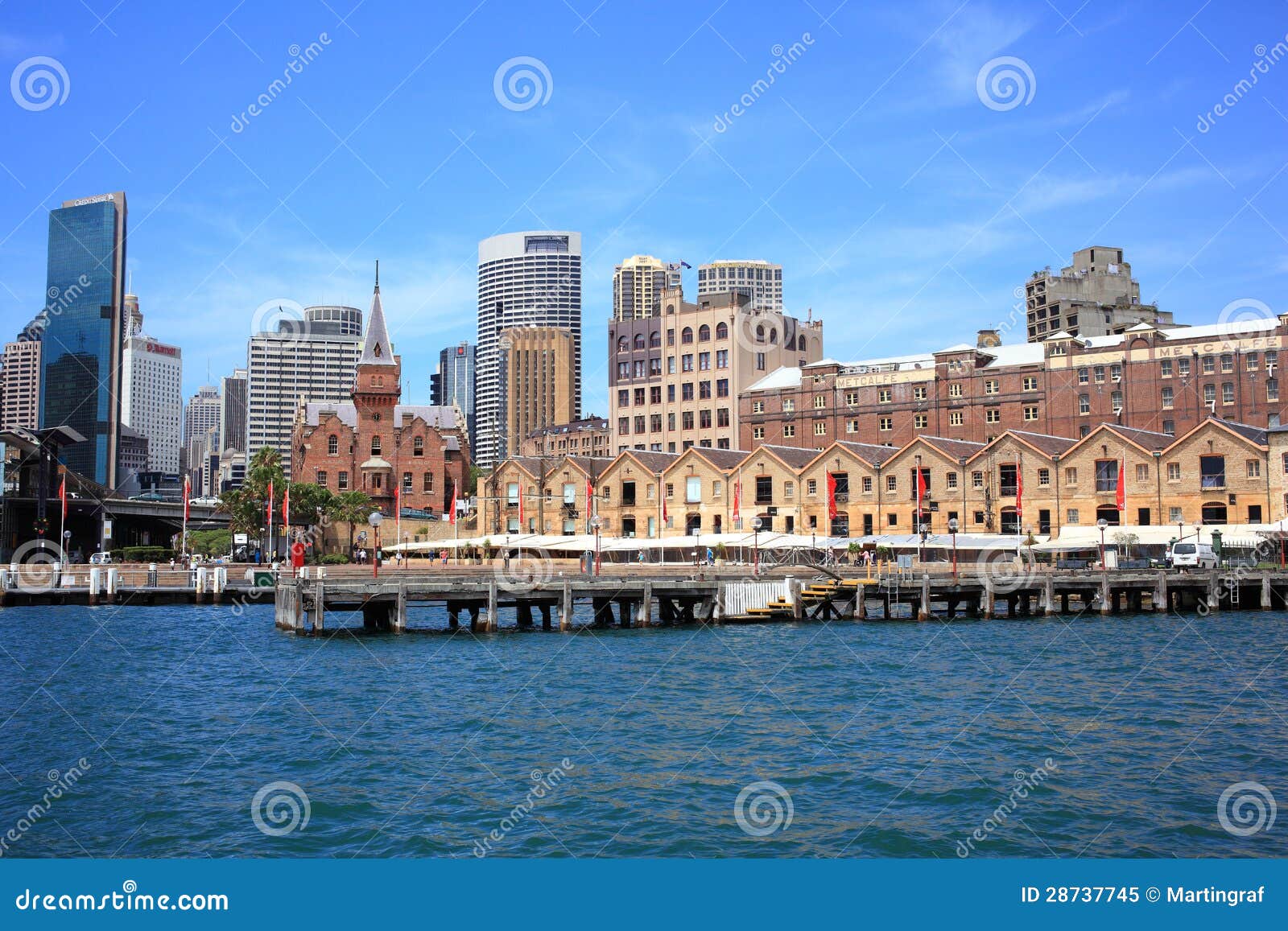 Skyline of the Rocks District in Sydney Editorial Image - Image of ...