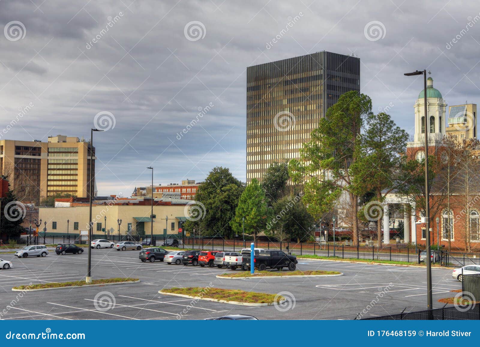 Skyline Scene of Augusta, Georgia Stock Image - Image of city, american ...