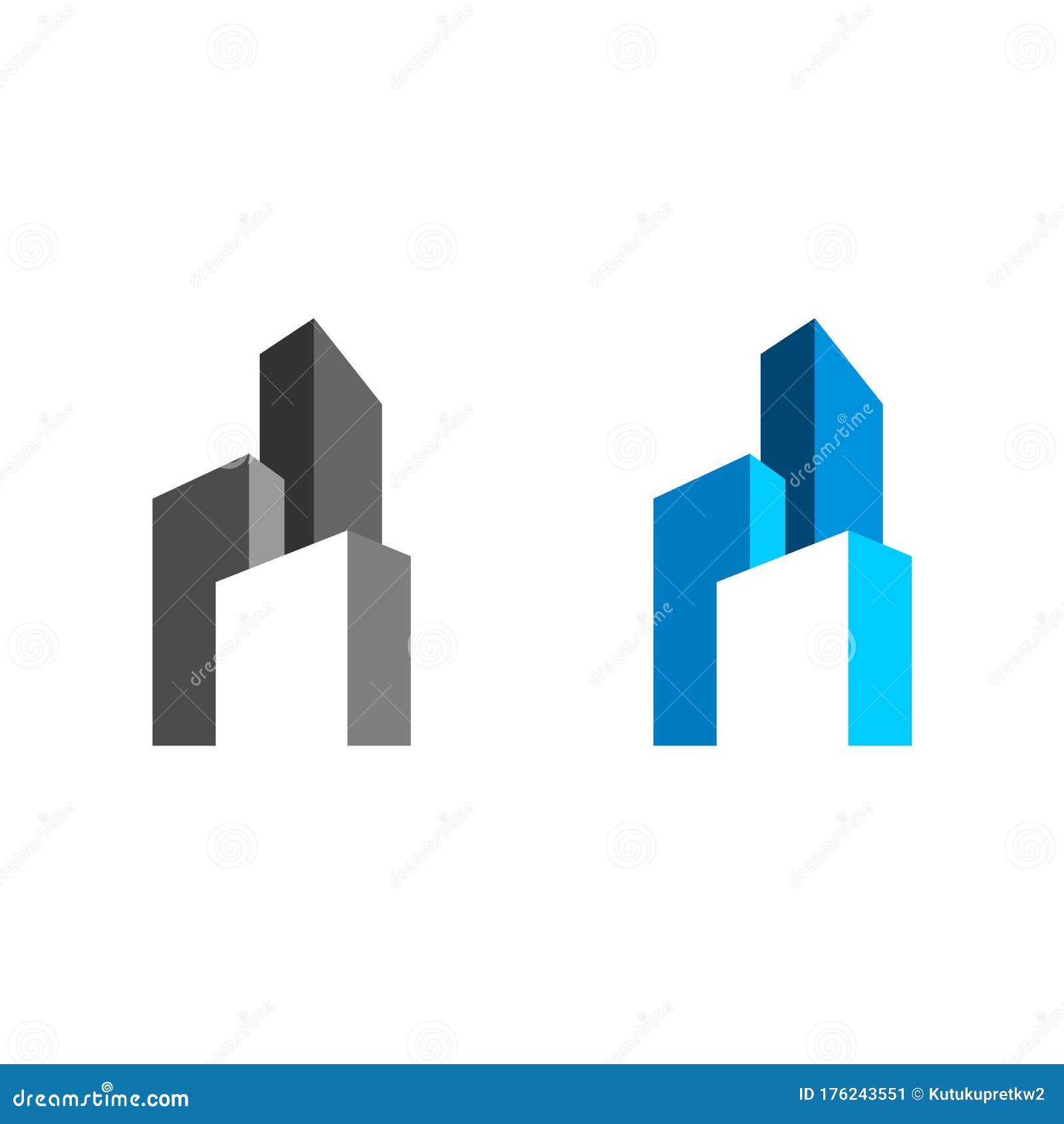 Skyline, Skyscraper Logo Template Illustration Design. Vector EPS 10 ...