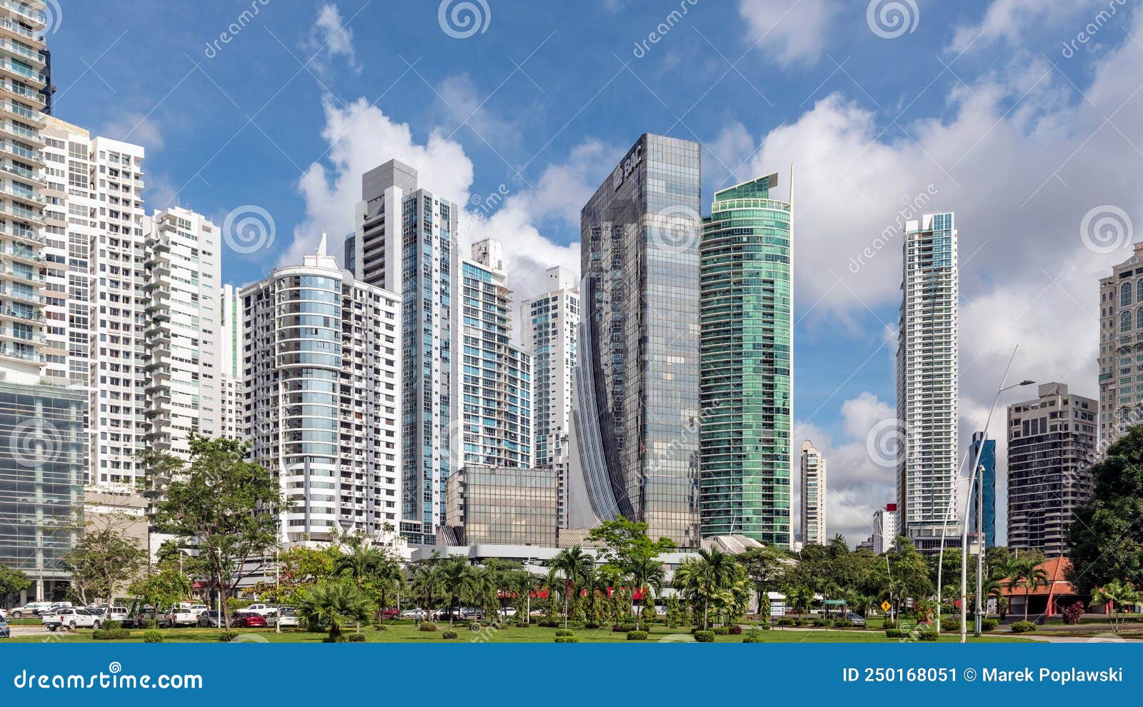 The Skyline of Skyscrapers in Panama City, Panama Editorial Photo ...