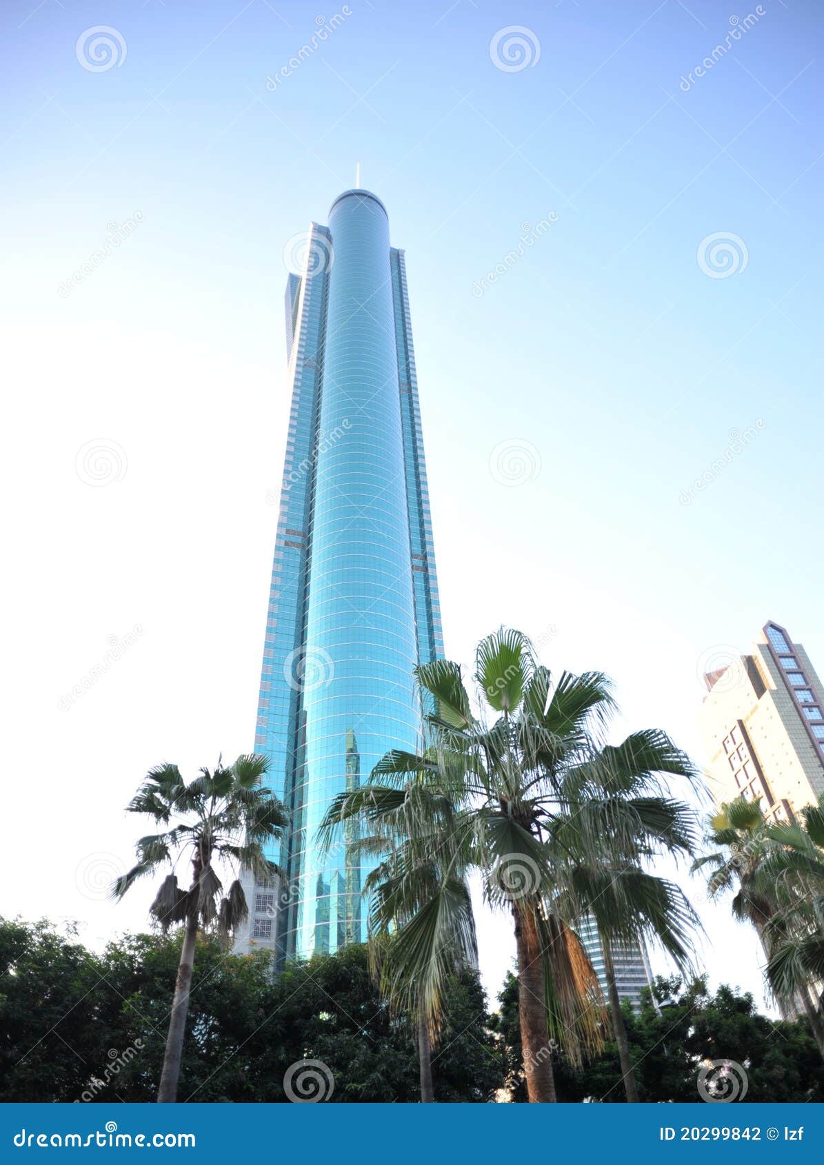 Skyline in tropical city stock photo. Image of coco, centre - 20299842