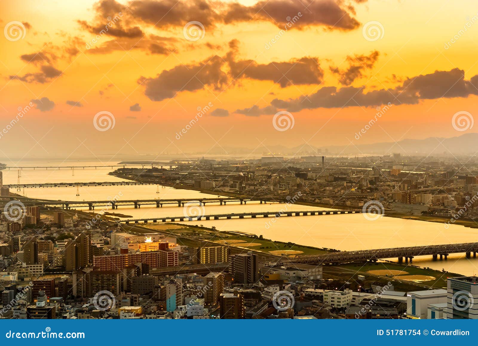 Skyline of Umeda District in Osaka Stock Photo - Image of financial ...