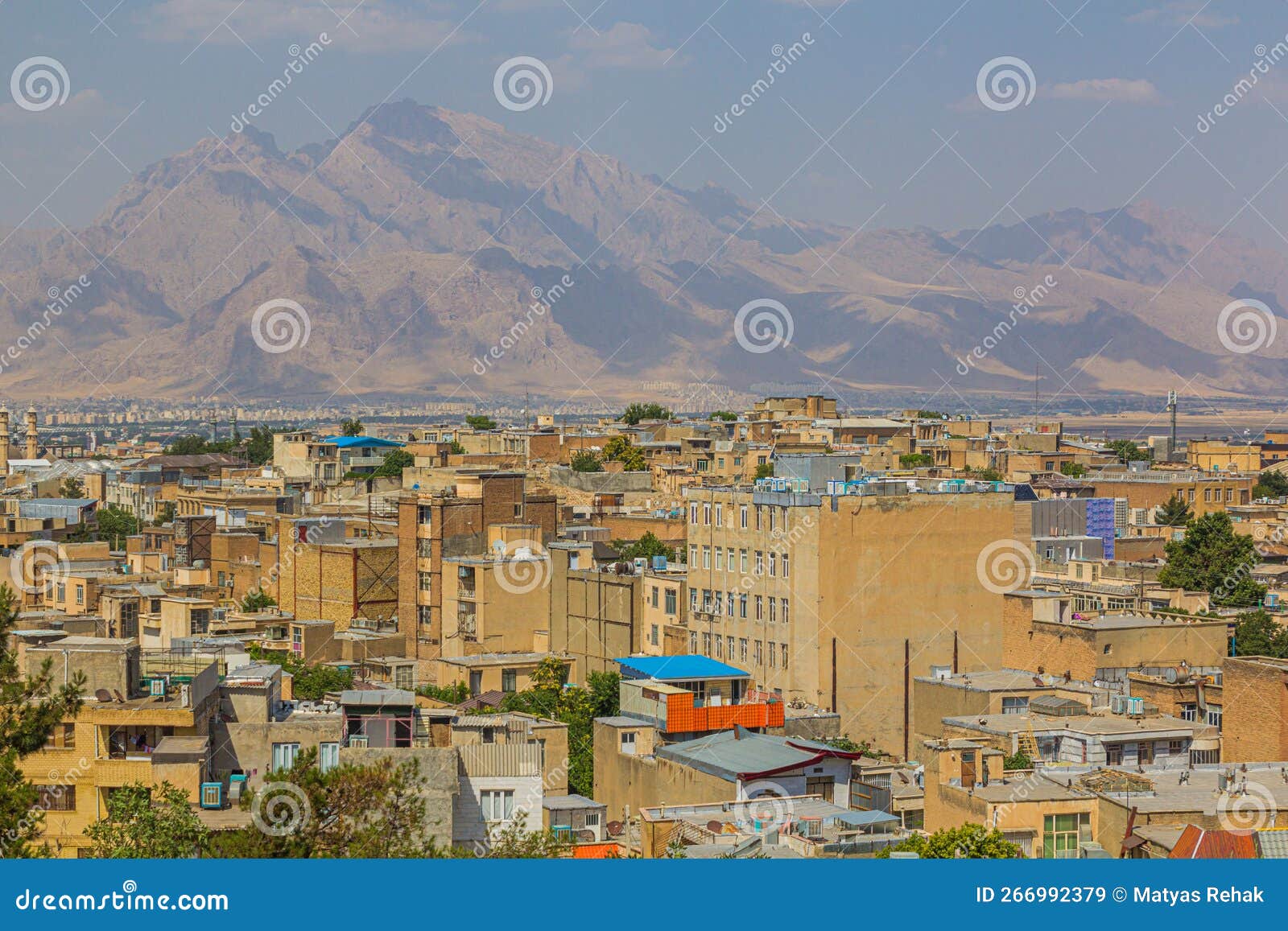 Skyline View of Kermanshah, Ir Stock Image - Image of skyline ...
