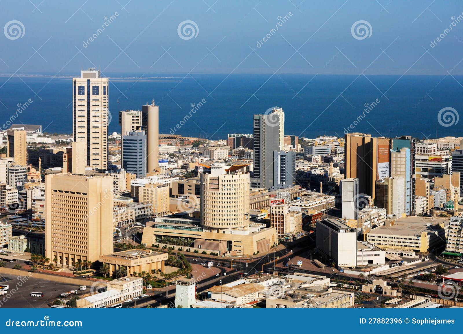 A Skyline View of Kuwait City Editorial Photo - Image of middle, city ...