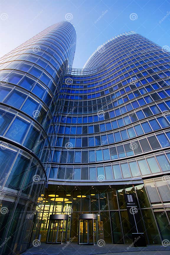 SkyOffice editorial stock image. Image of tower, glass - 27555569