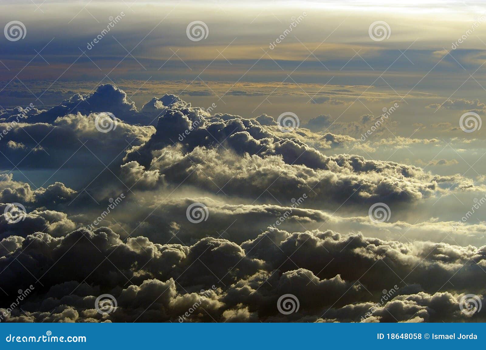 Skyscape stock photo. Image of scape, view, sunrise, layers - 18648058