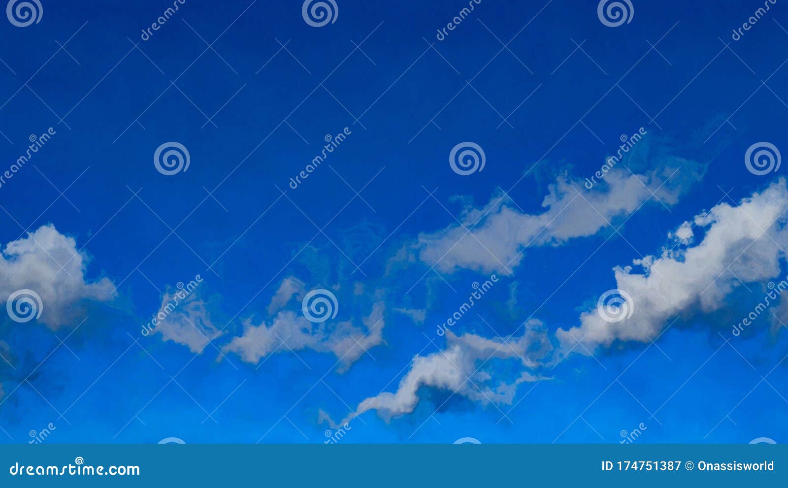 Skyscape Clouds Abstract Background Art Stock Image - Image of abstract ...