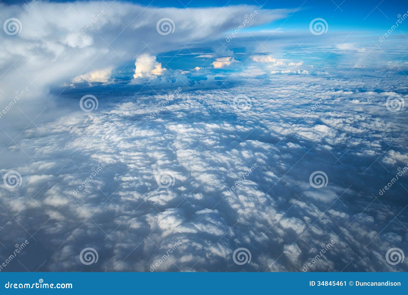 Skyscape stock image. Image of aerial, looking, view - 34845461