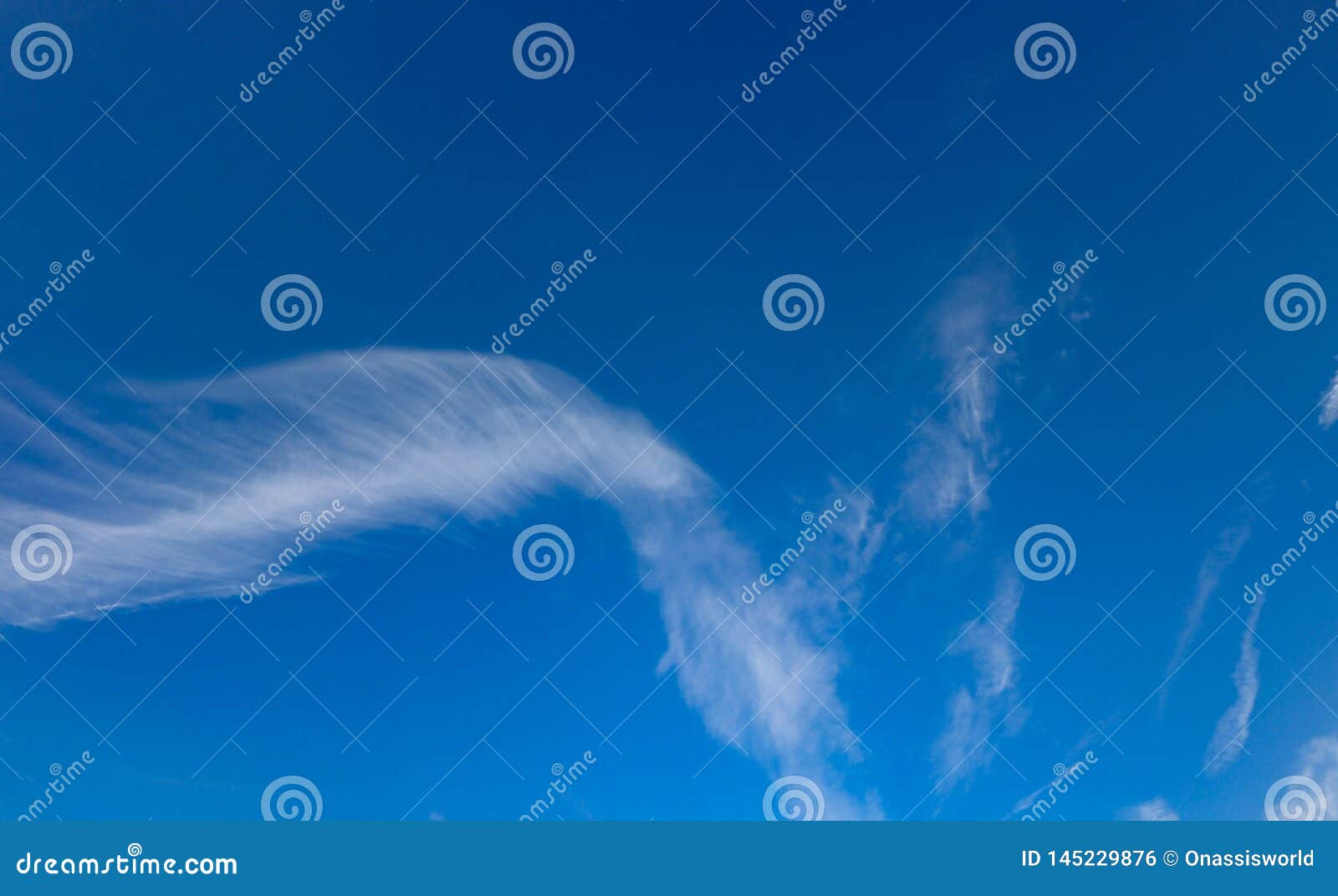 Skyscape Blue Sky and Clouds Stock Photo - Image of blue, summer: 145229876