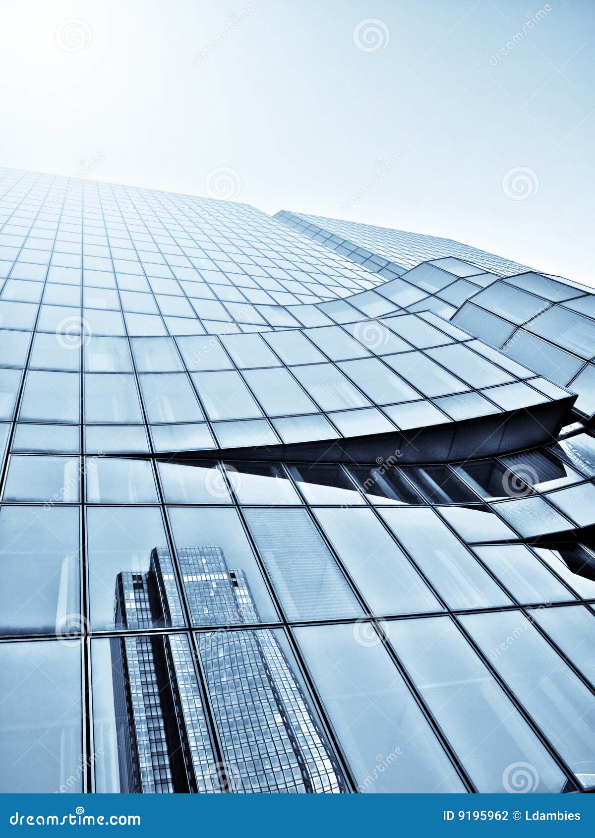 Skyscaper and sunlight stock photo. Image of business - 9195962
