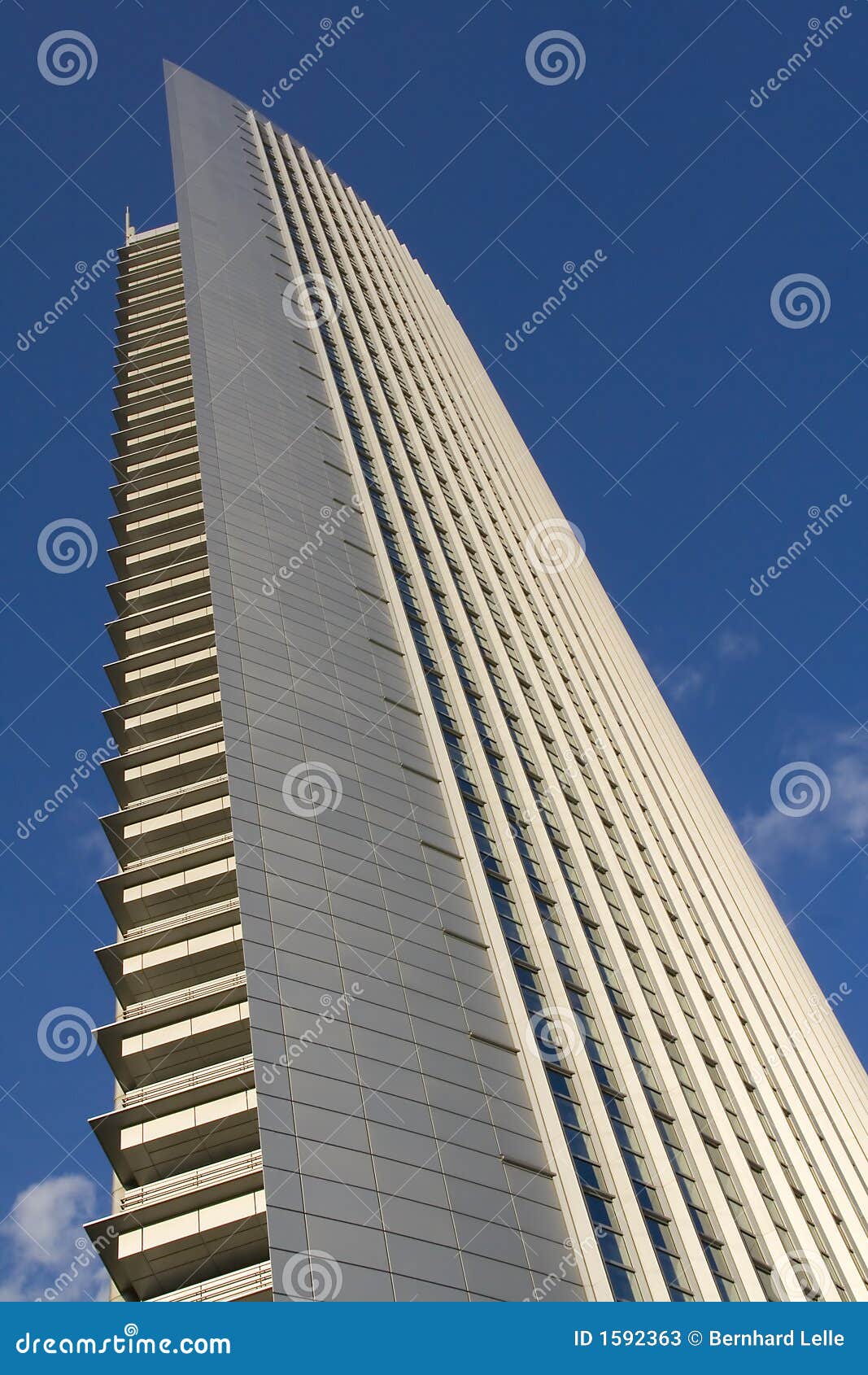 Skyscaper white stock image. Image of house, frankfurt - 1592363