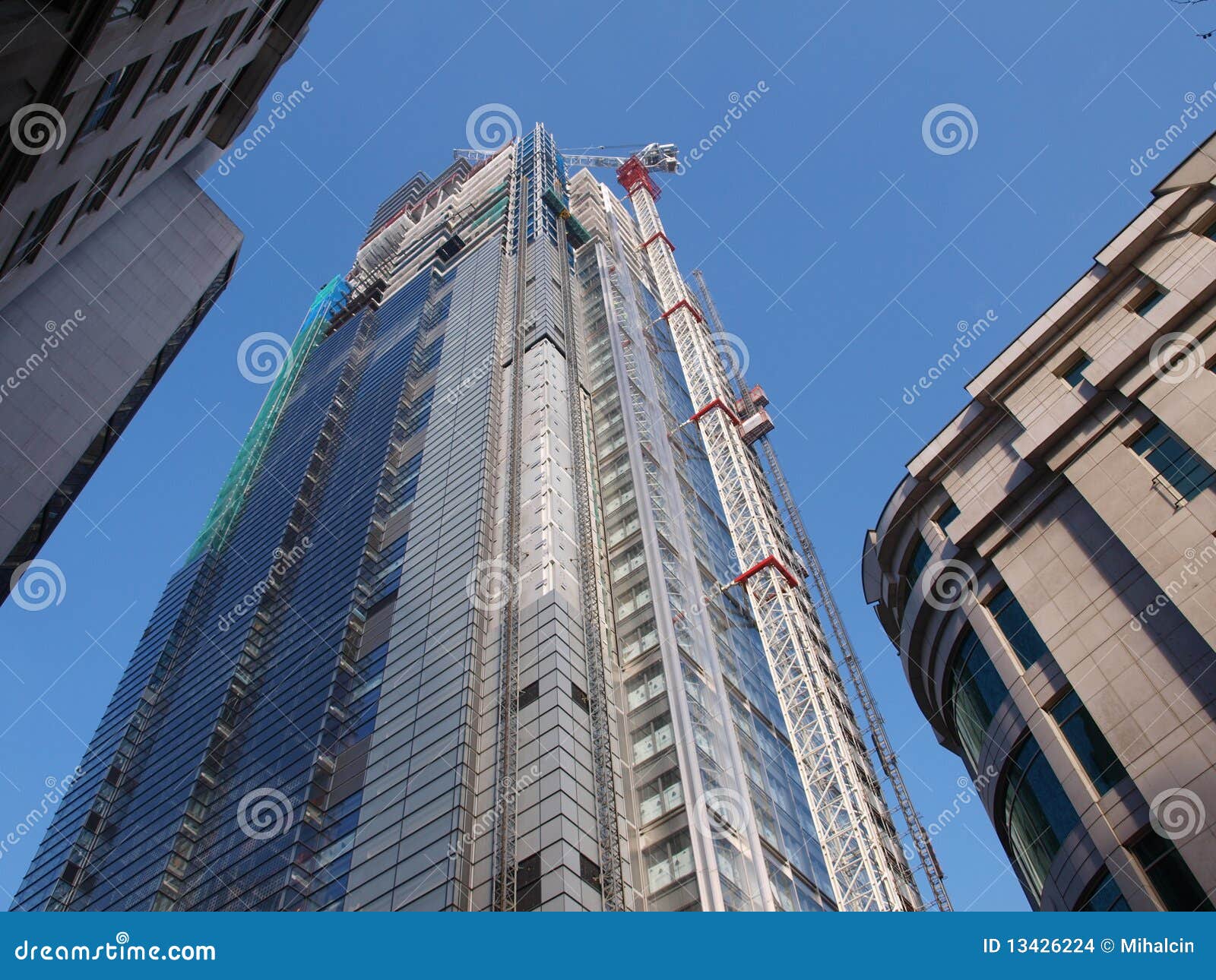 Skyscraper stock photo. Image of background, cityscape - 13426224