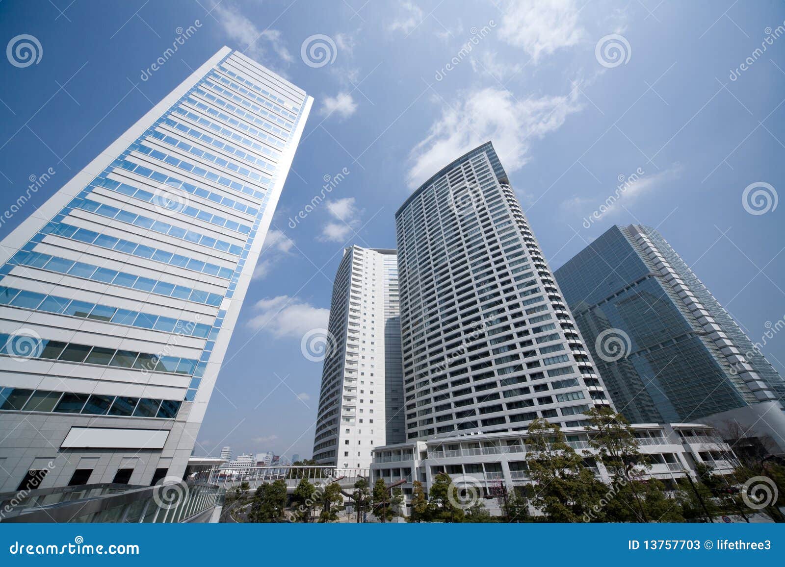 Skyscraper stock image. Image of colour, industrial, estate - 13757703