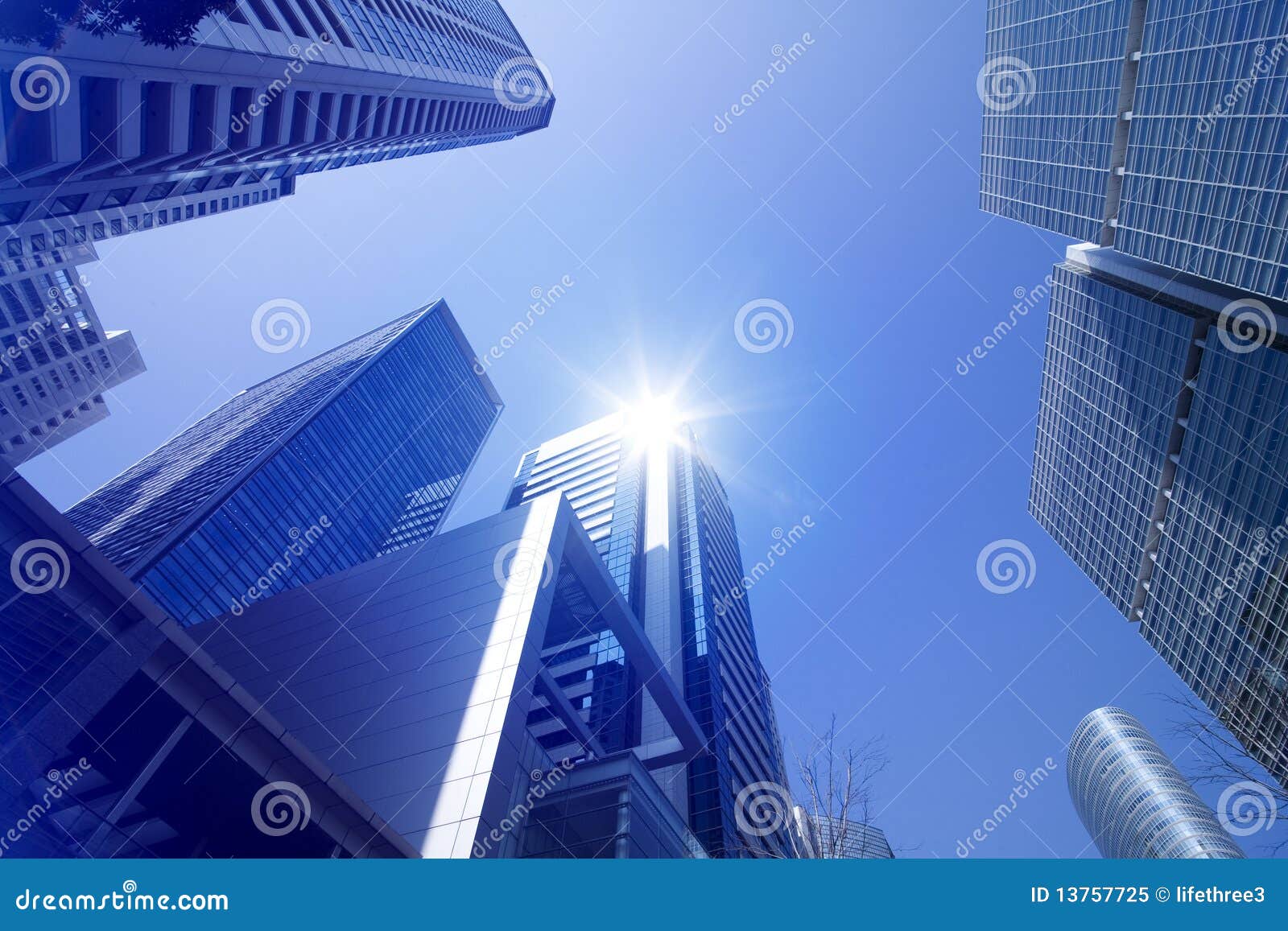 Skyscraper stock image. Image of building, modern, colour - 13757725
