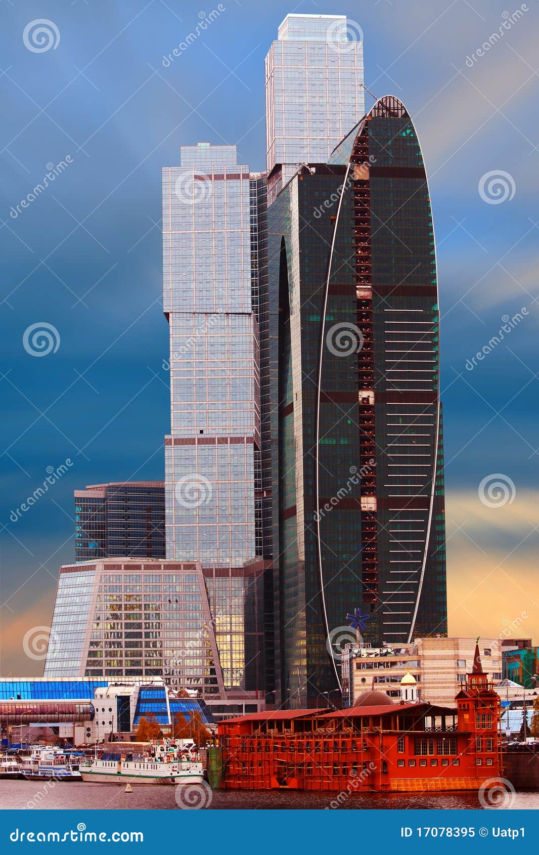 Skyscraper stock image. Image of office, large, tower - 17078395