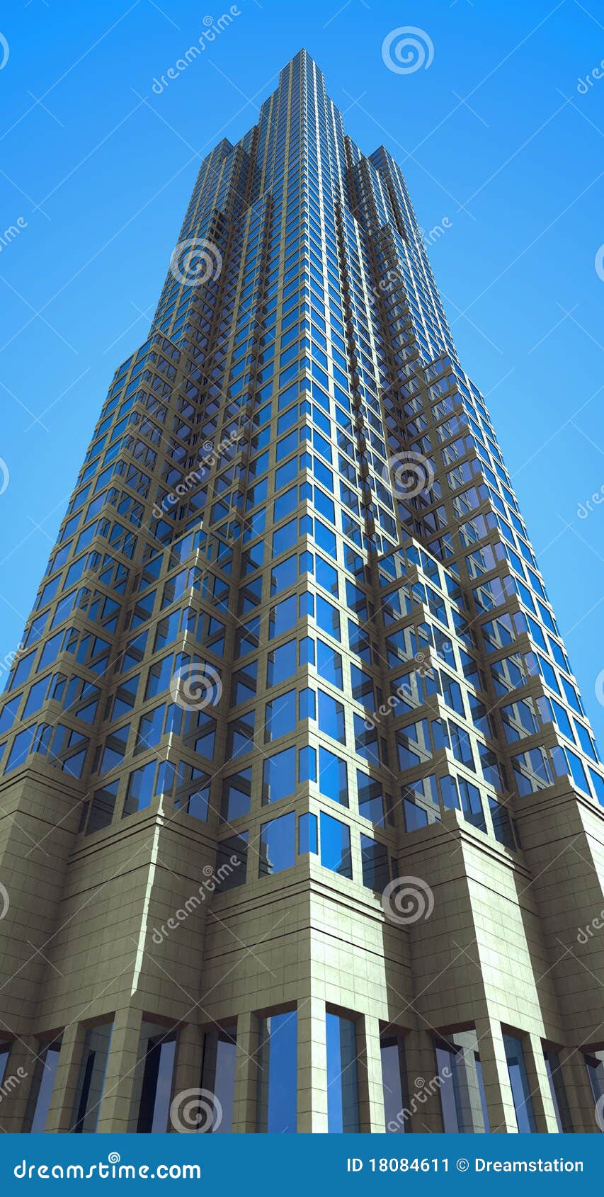 Skyscraper stock image. Image of model, building, estate - 18084611