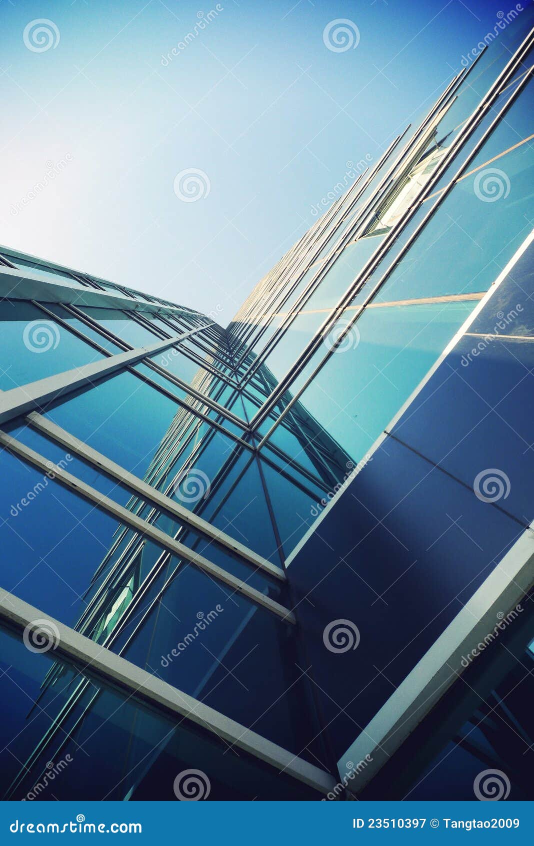 Skyscraper stock image. Image of straight, glass, tall - 23510397
