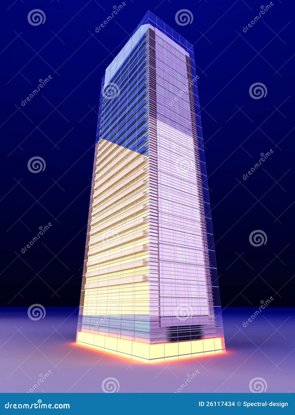 Skyscraper stock illustration. Illustration of graphic - 26117434