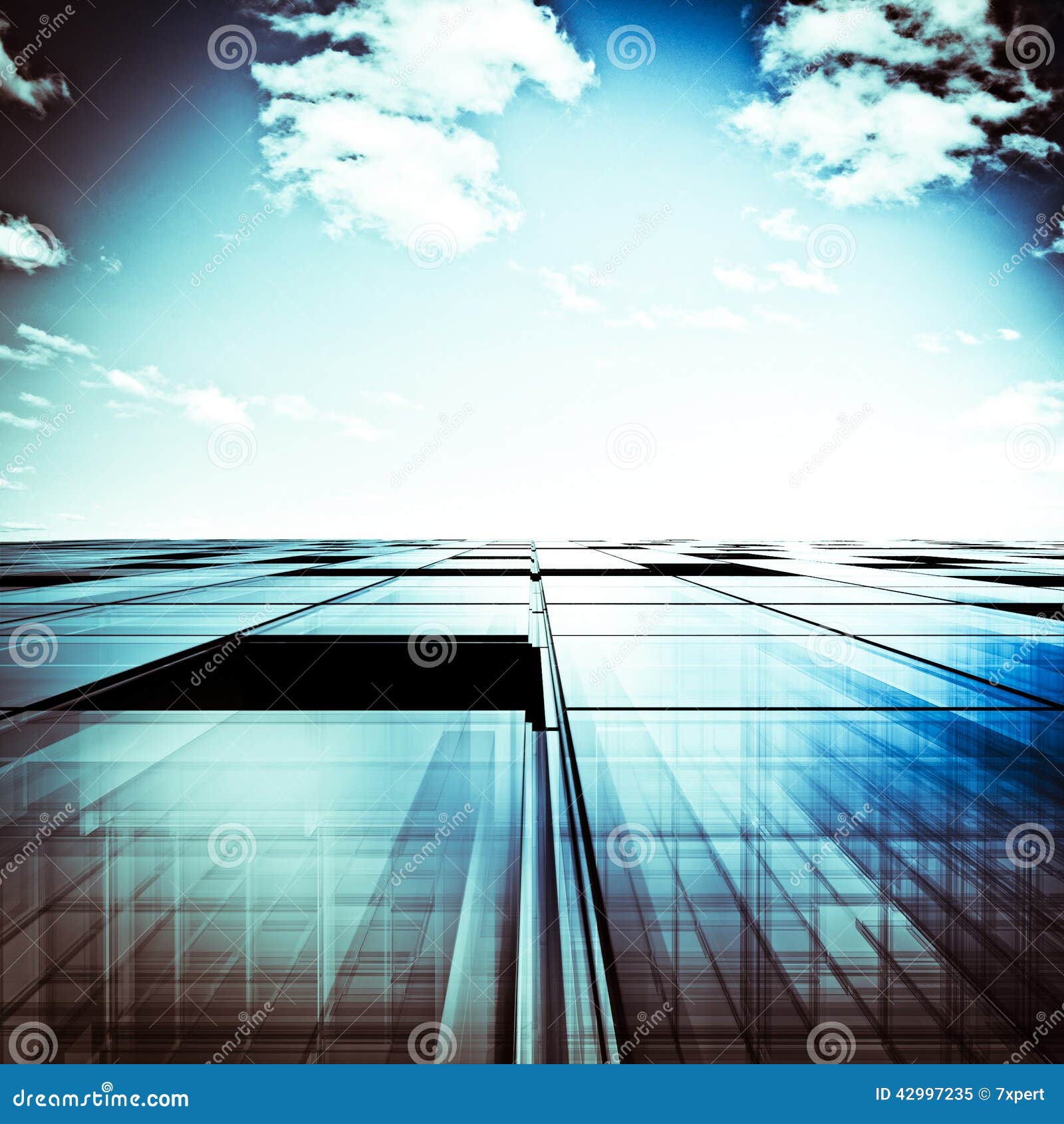 Skyscraper Abstract Concept Stock Illustration - Illustration of high ...