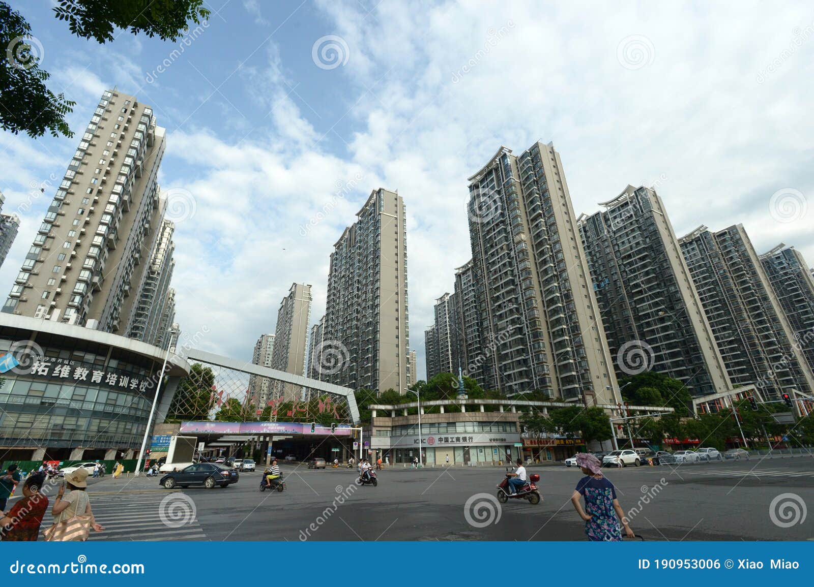 The Skyscraper in Chinese City Editorial Photo - Image of definition ...