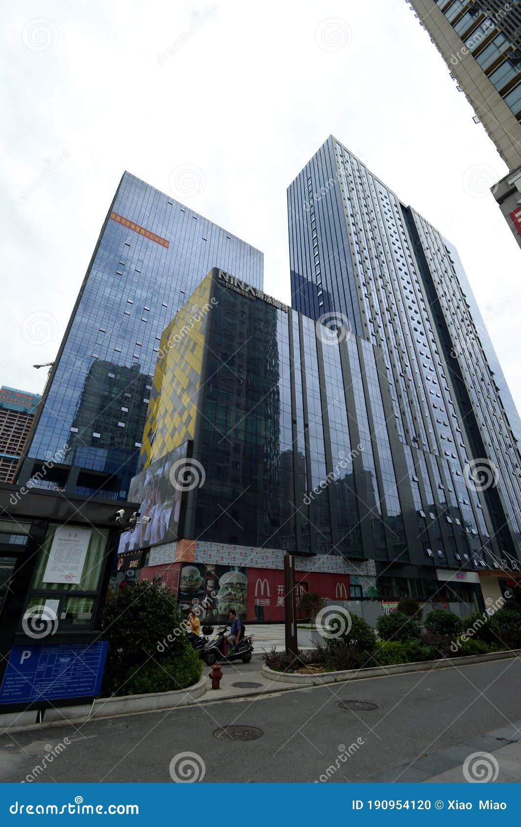 The Skyscraper in Chinese City Editorial Image - Image of basic ...