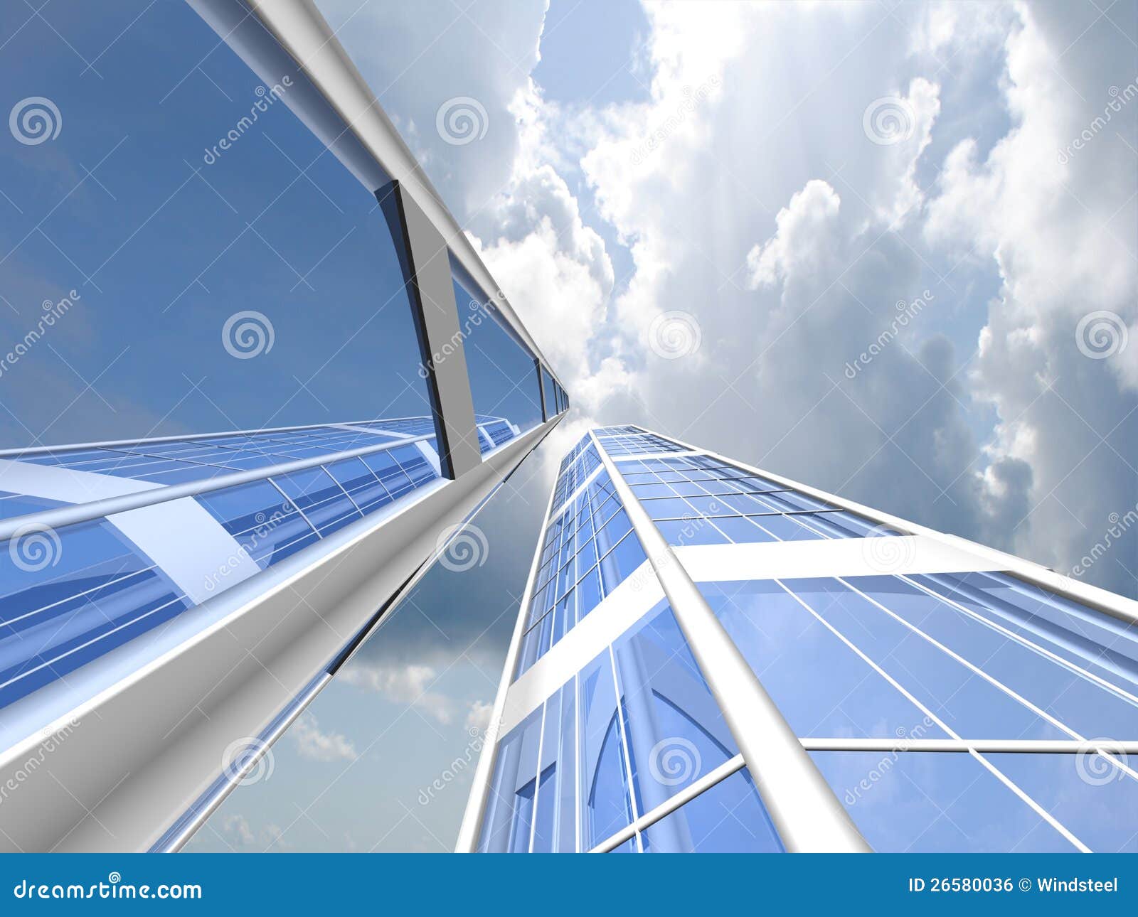 Skyscraper background stock illustration. Illustration of modern - 26580036