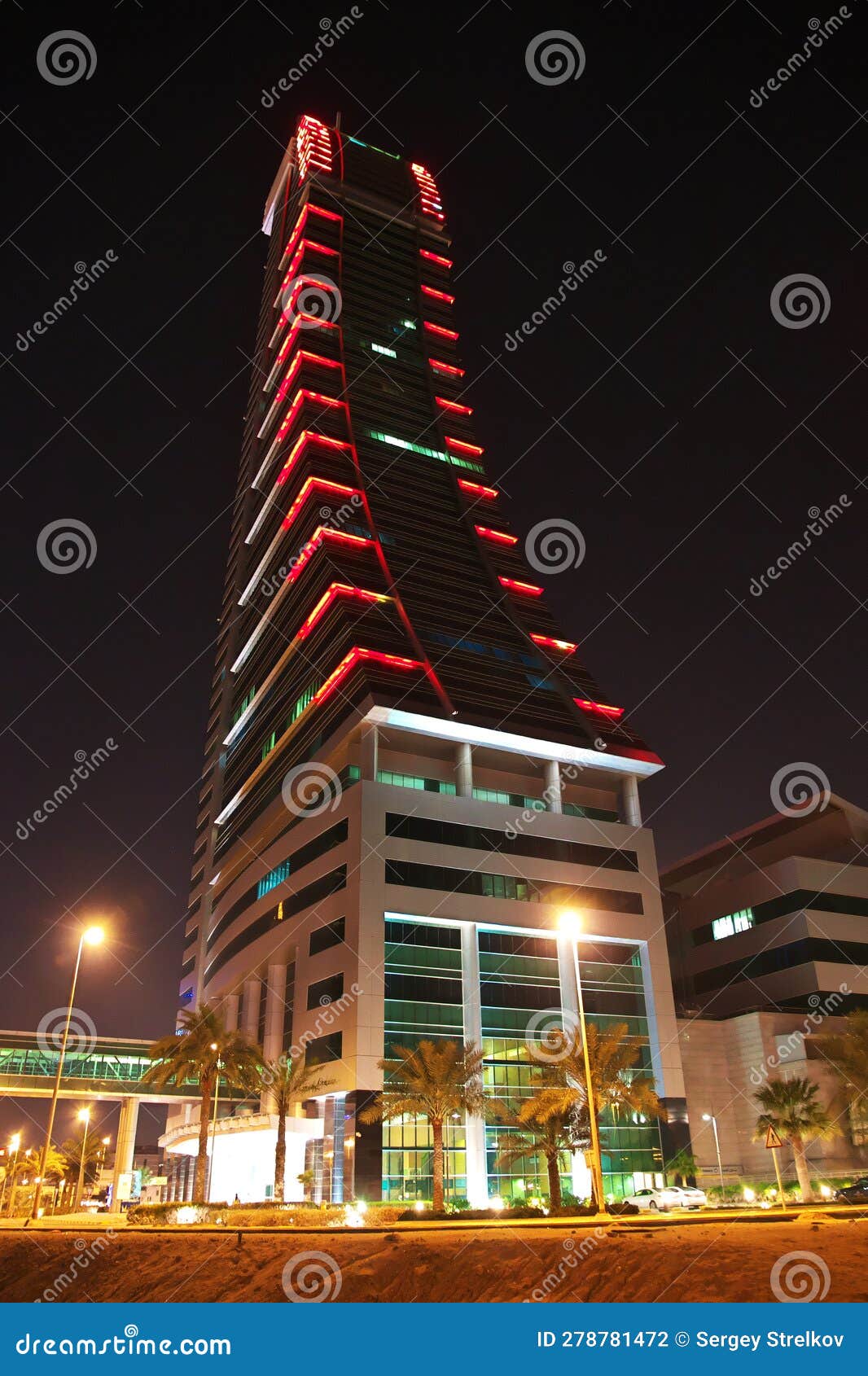 The Skyscraper in Bahrain Financial Harbour, Manama, Bahrain Editorial ...