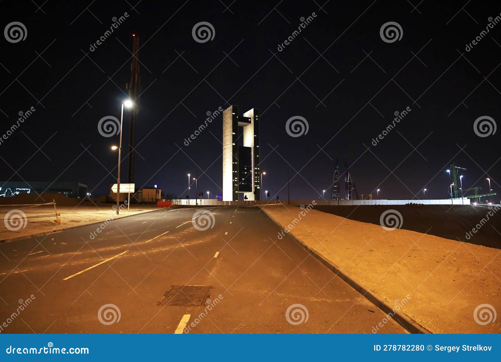 The Skyscraper in Bahrain Financial Harbour, Manama, Bahrain Editorial ...