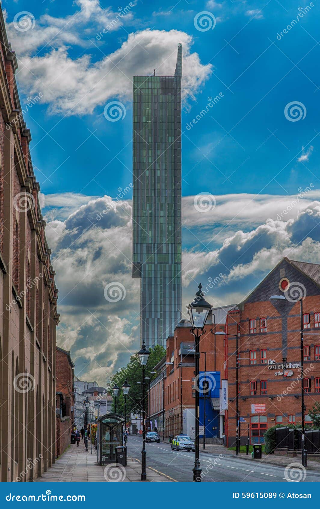 Skyscraper editorial stock image. Image of blue, high - 59615089